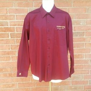 BAW Fashion Wear | Shirts | Large Florida State Burgundy Button Down ...